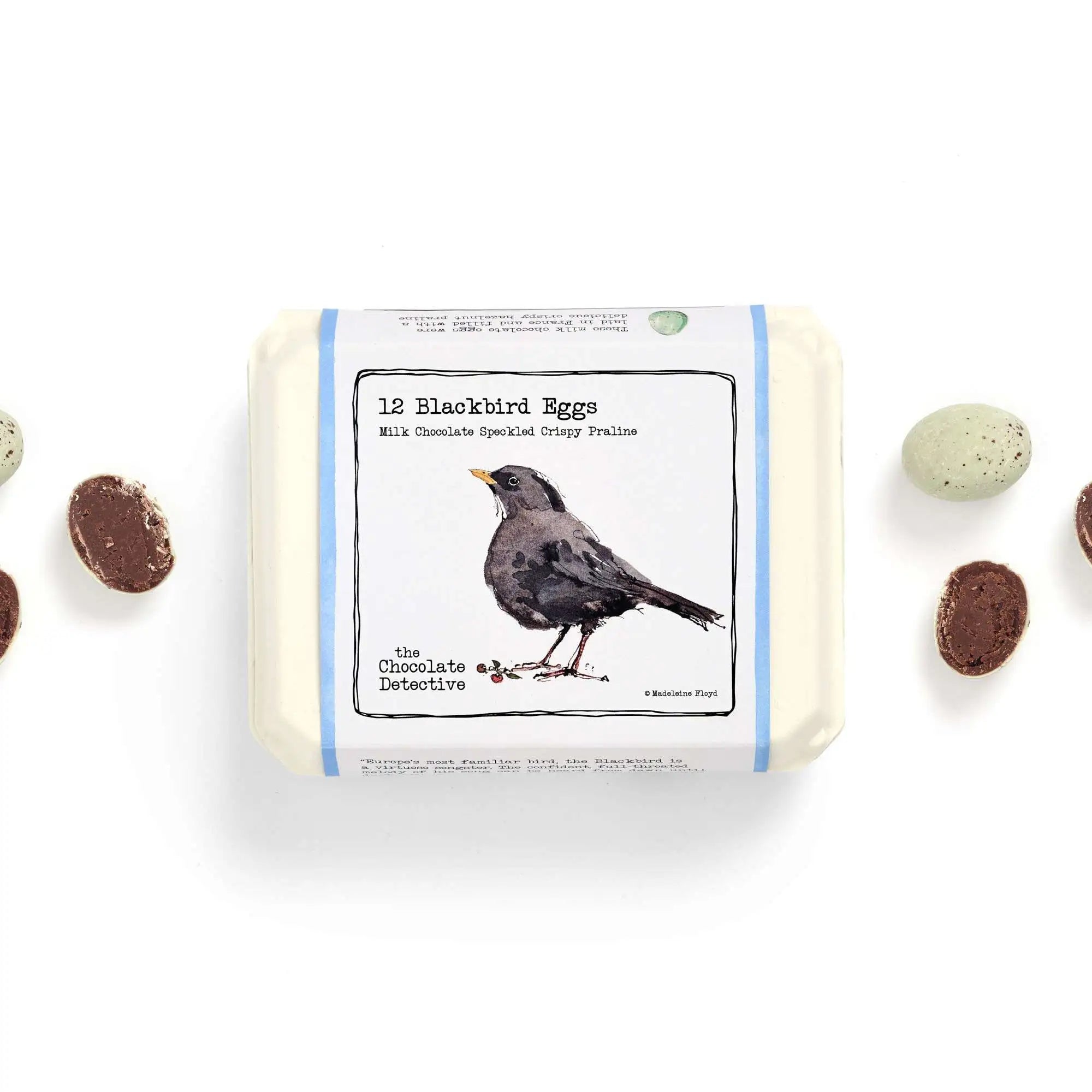 The Chocolate Detective - 12 Blackbird Eggs 150g – Wave of Nostalgia